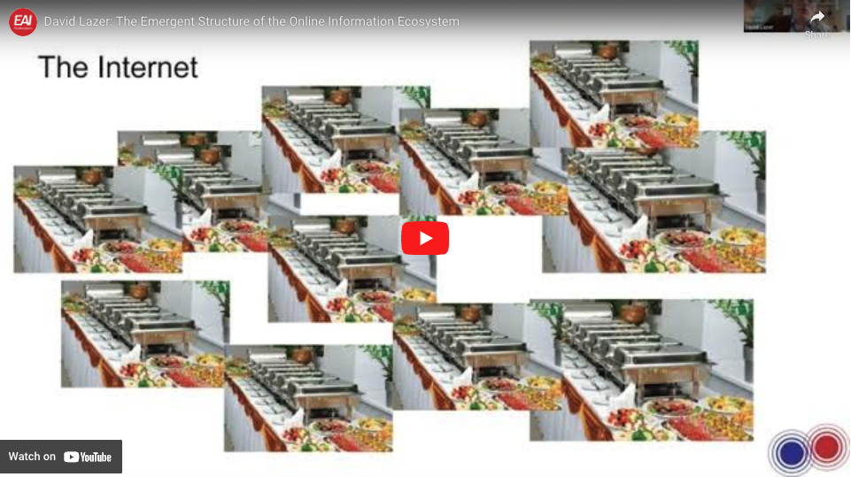 The Emergent Structure of the Online Information Ecosystem with David Lazar